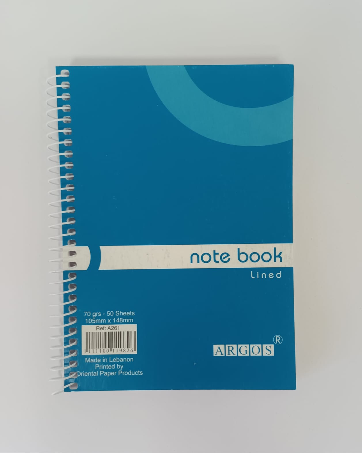 Note Book Lined 50Sh 148X105Mm Spiral#A261 | Maliks