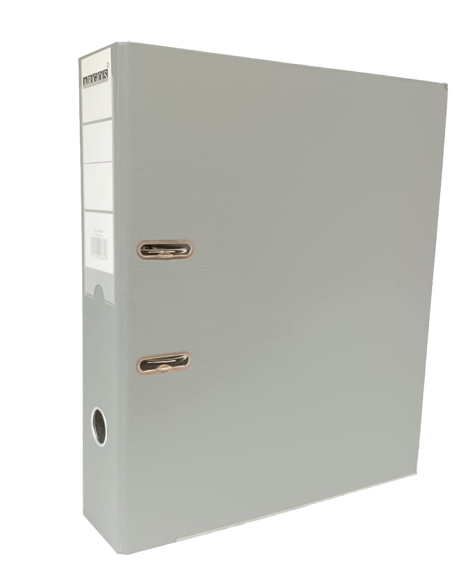 BOX FILE PVC FC 75MM GREY ARG007#11008 | Maliks