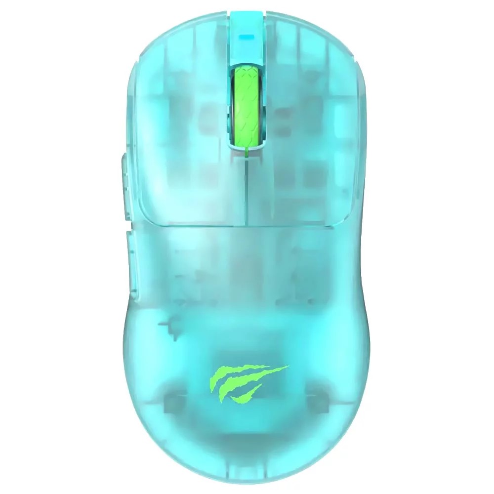 Wirelss gaming mouse Transperent Blue#MS970WB | Maliks